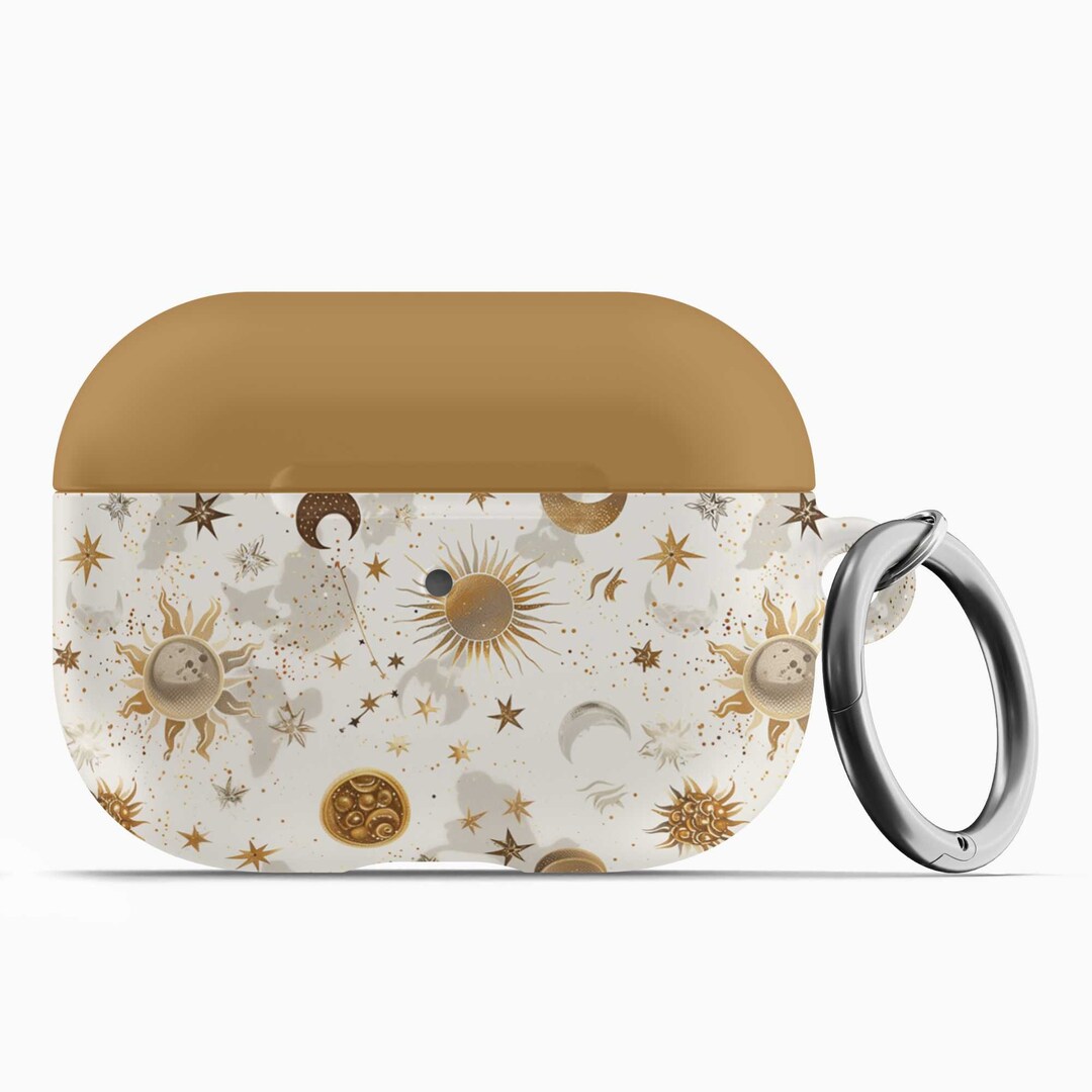 Sun's and Moon's AirPod Case W/keychain - Fits 1st 2nd Gen Airpods ...