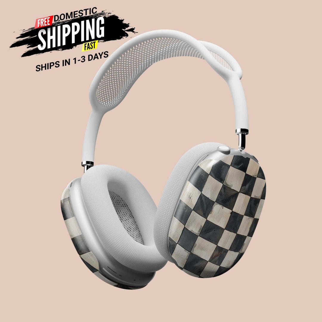 Airpods Max Headphone Covers | Checkered | Airpods Max Case | AirPod ...