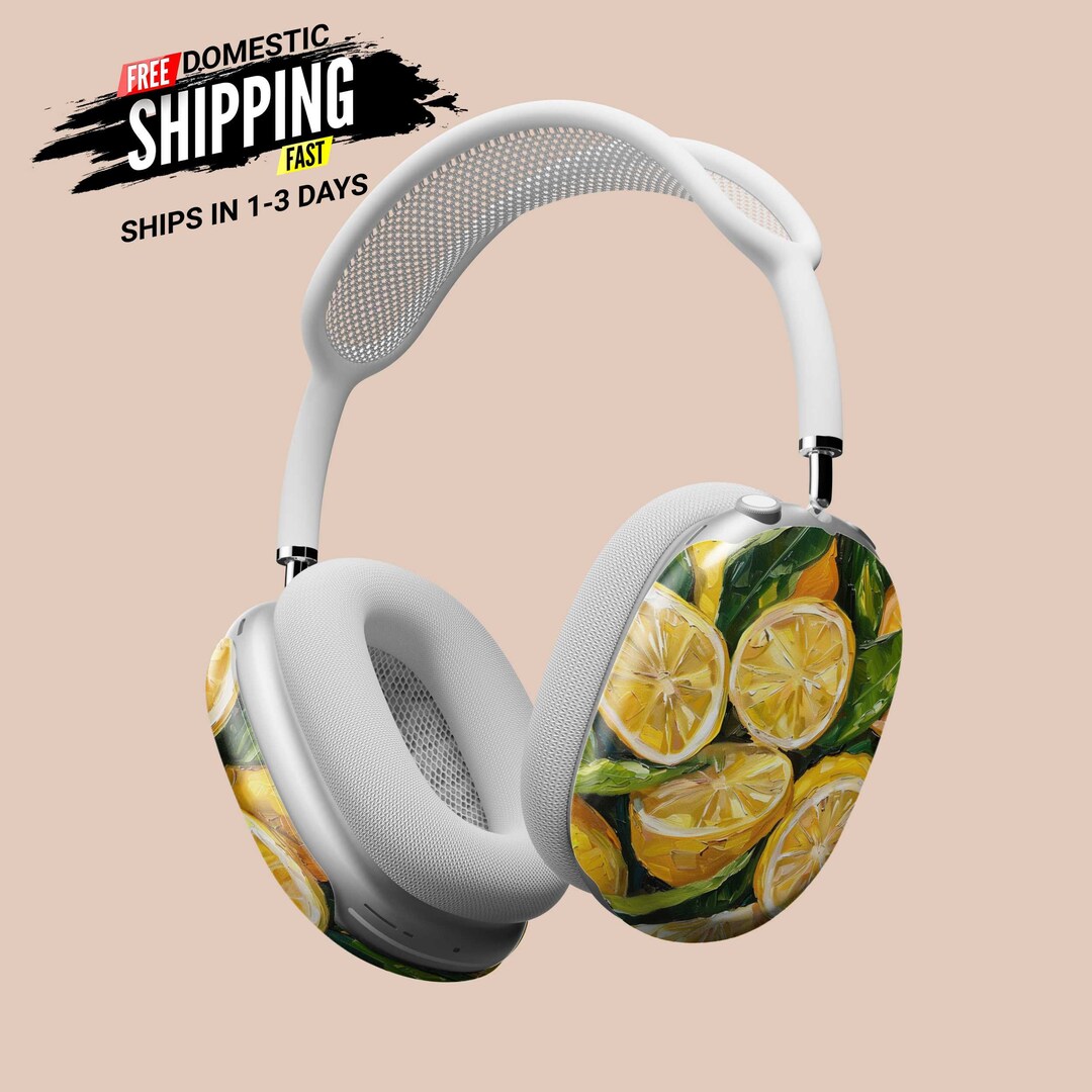 Airpods Max Headphone Covers | Lemon Oil Painting | Airpods Max Case ...
