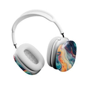 Airpods Max Headphone Covers | Vibrant Marble | Airpods Max Case ...