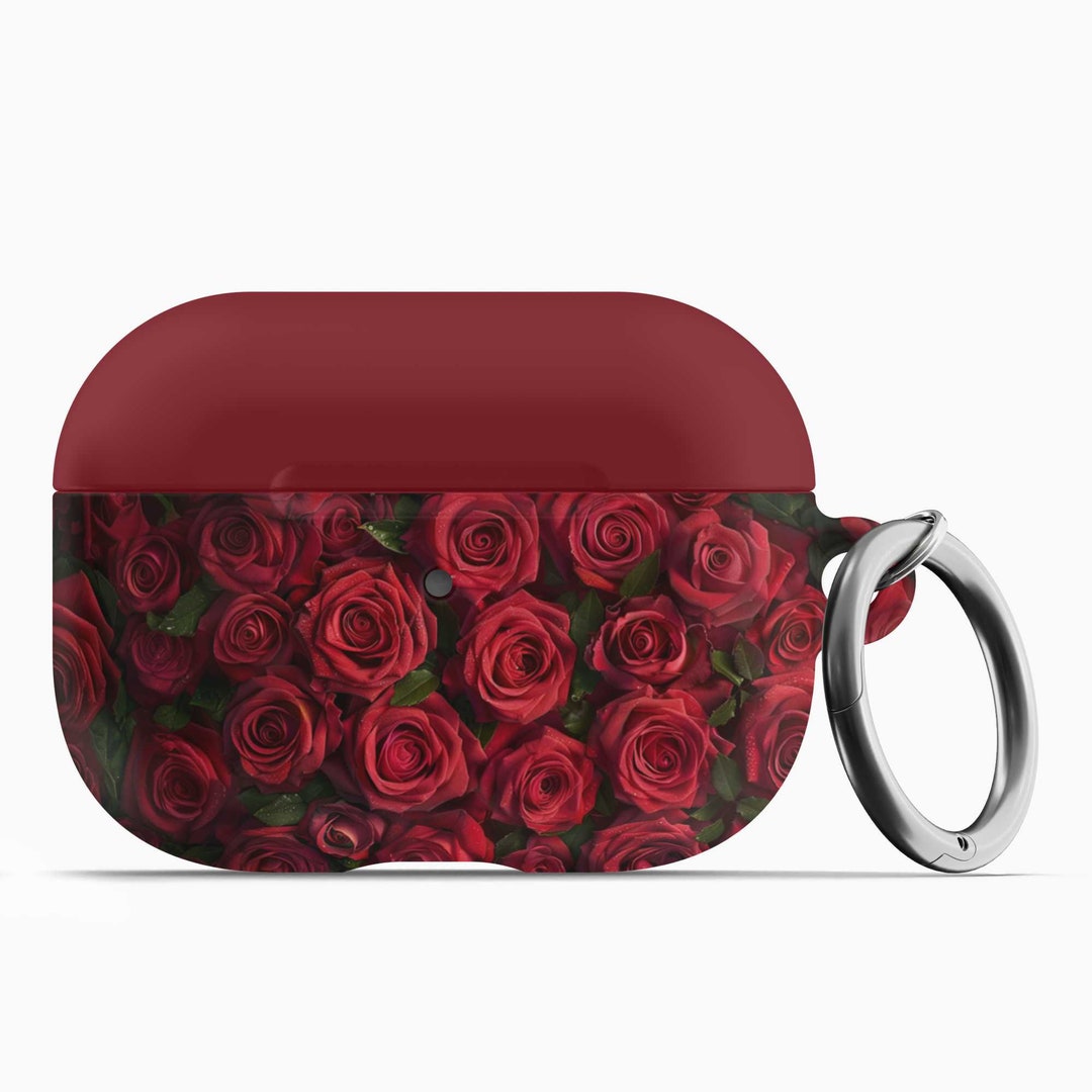 Romantic Roses AirPod Case W/keychain - Fits 1st 2nd Gen Airpods AirPod ...