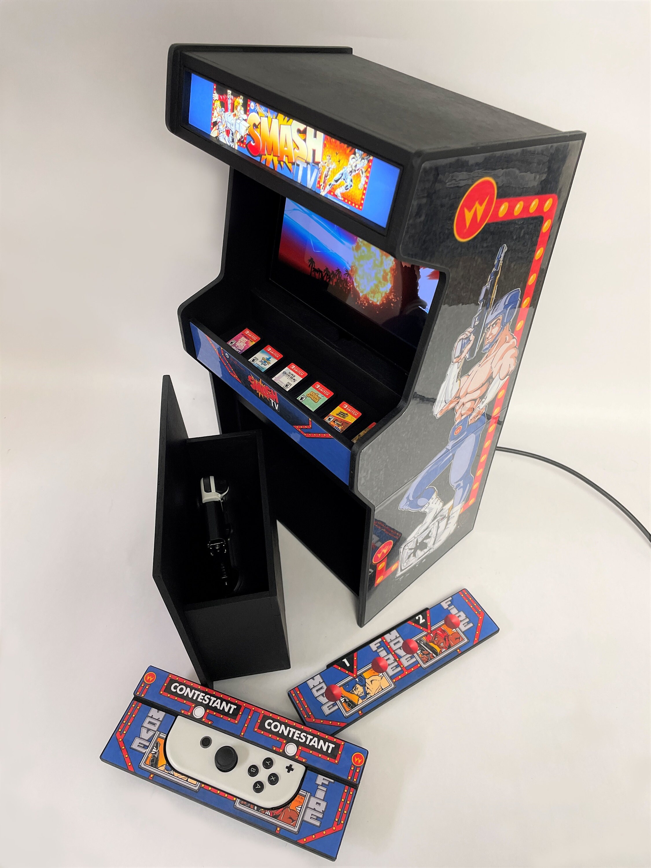 Nintendo Switch Stand With Backlit Marquee - Storage for Standard ...