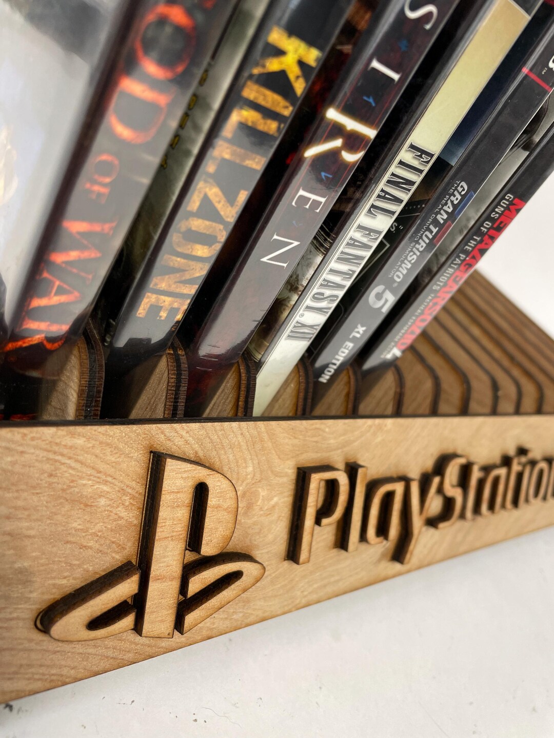 Laser Cut File Playstation Game Holder, SVG, Ai, DXF, Light Burn - File ...