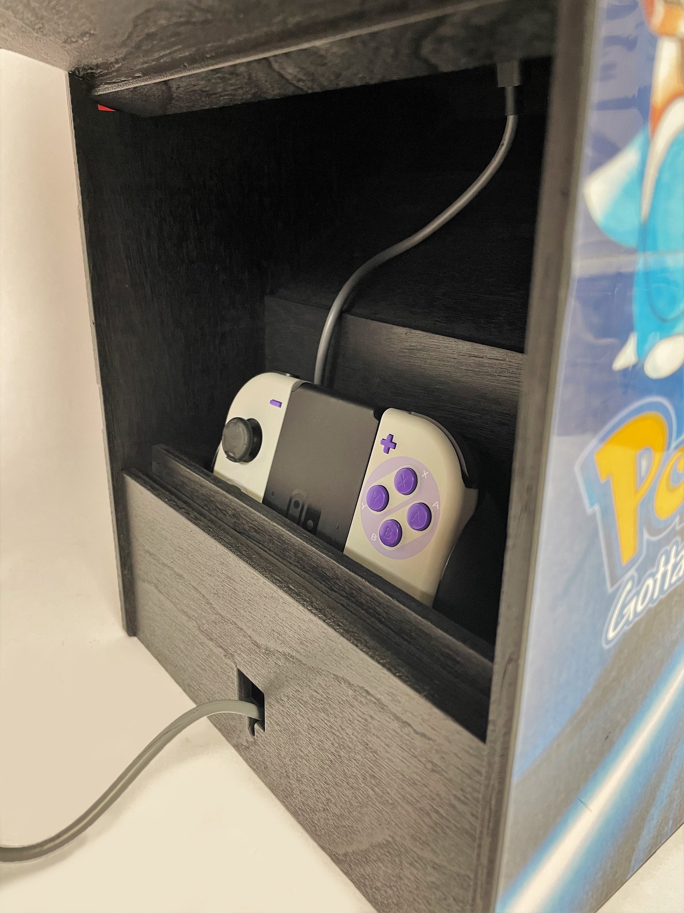 Nintendo Switch Stand With Backlit Marquee - Storage for Standard ...