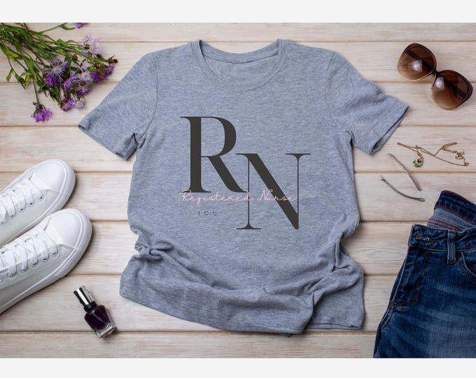 RN SVG | ICU Nurse Svg | Registered Nurse Minimalist Logo | Modern ...