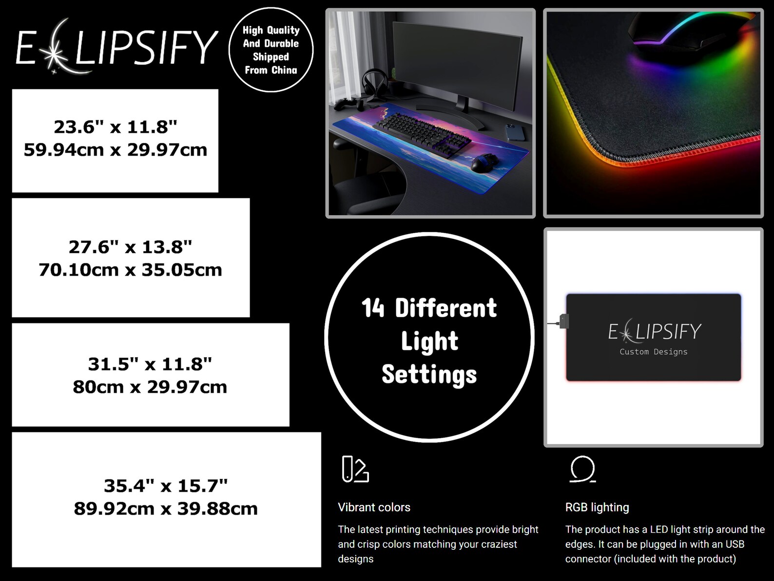 Cute Cloud Pastel Blue Mouse Pad, Blue Desk Mat, Cute Pastel Desk Mat ...