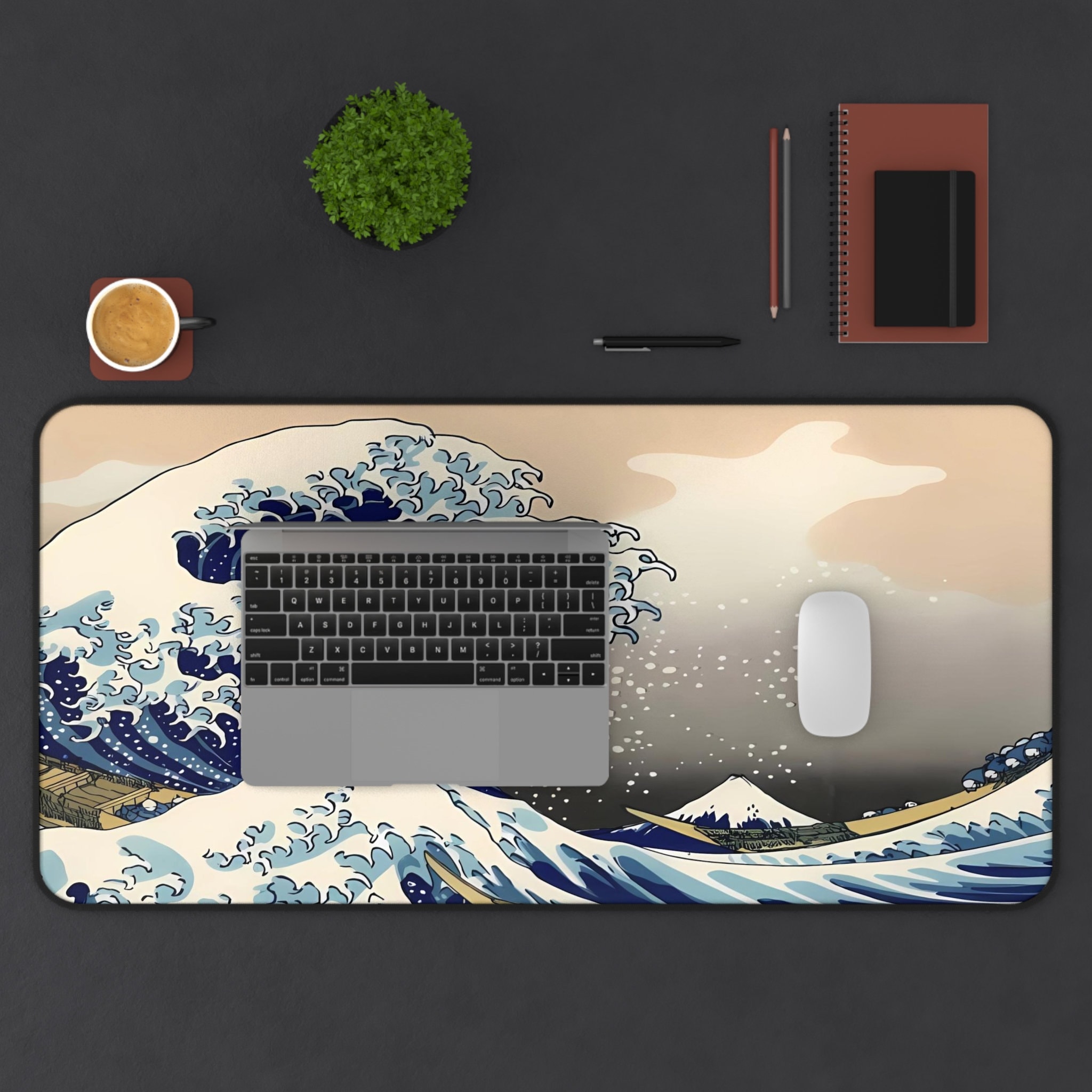 Great Wave Mouse Pad, the Great Wave off Kanagawa, Hokusai, Japanese ...
