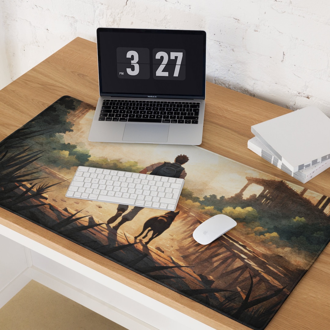 Zombie Apocalypse Desk Mat, Zombie, Minimalist Mouse Pad, Custom Desk ...