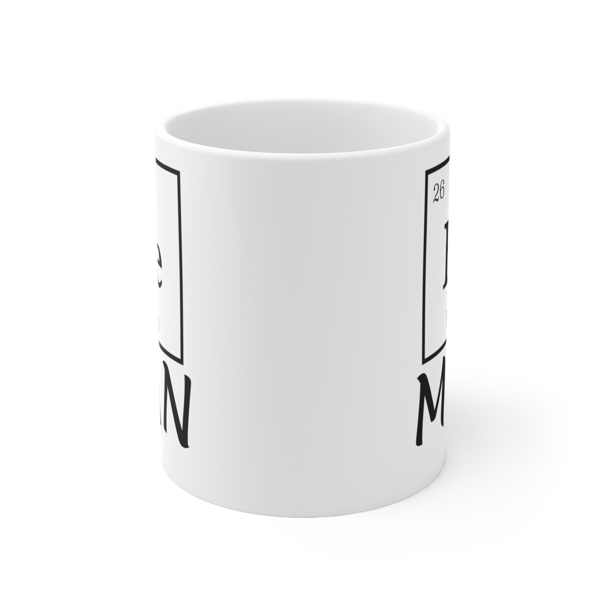 Fe Man Funny Periodic Table Science Gift 11oz Ceramic Mug - Etsy