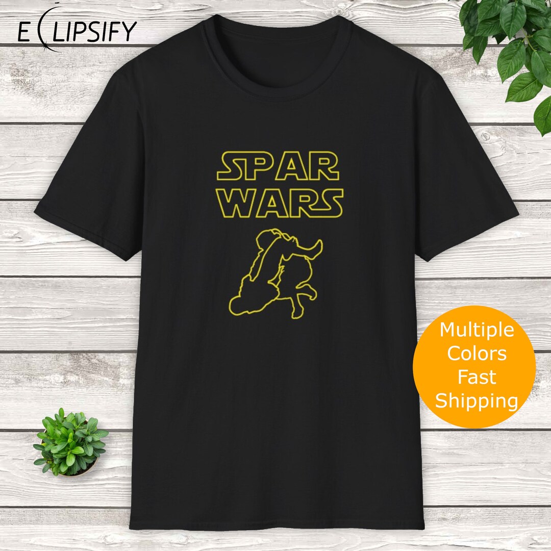 Spar Wars, Retro BJJ Jiu Jitsu T-shirt Unisex, Bjj Shirt, Jiu Jitsu ...
