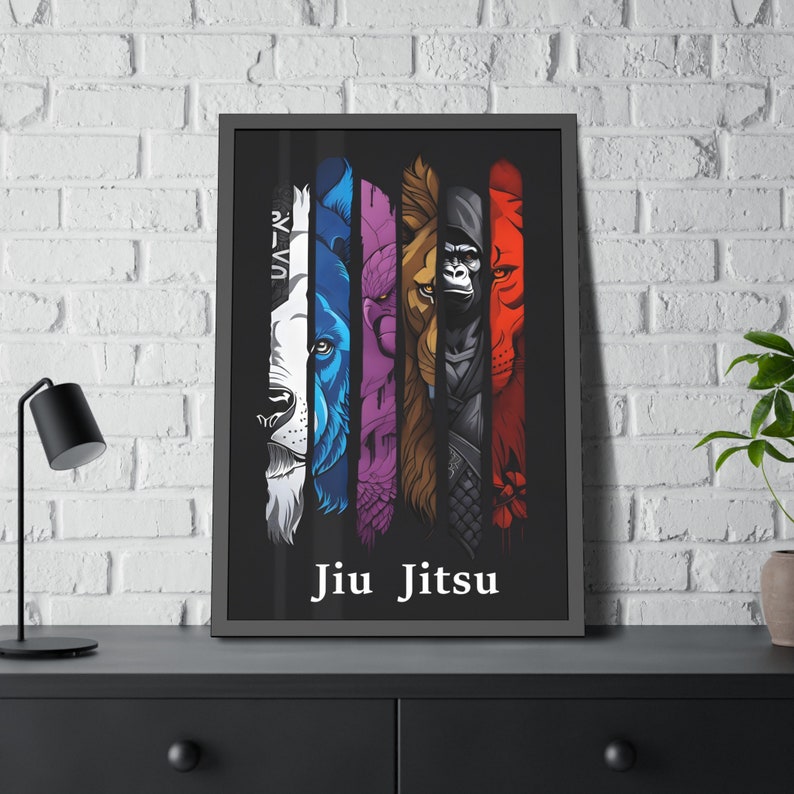 Bjj Poster Print, Jiu Jitsu Poster, Brazilian Jiu Jitsu Art, Bjj Belts ...