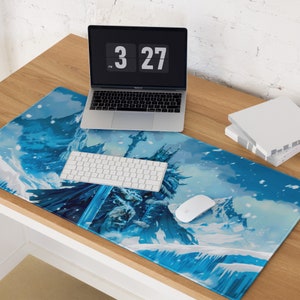 Lich King Mouse Pad, Lich King Blue Desk Mat, Mythical, Wizard ...