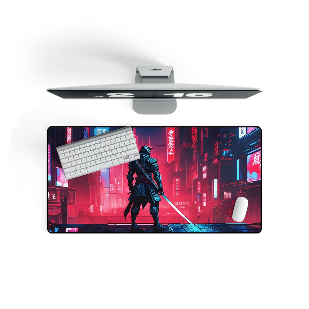 Cyberpunk Samurai Mouse Pad Cyberpunk Samurai Desk Mat - Etsy