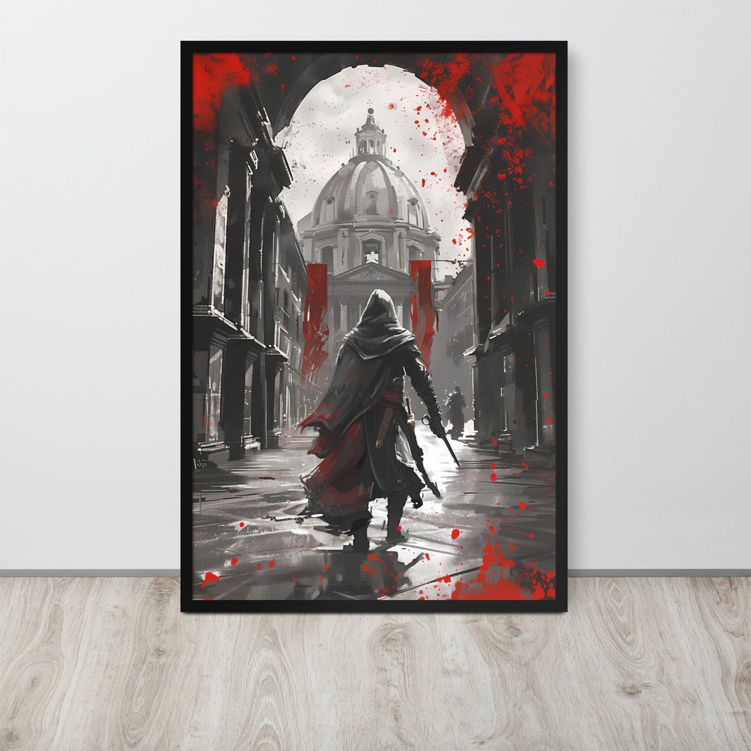 Assassin Poster, Assassin Print, Games Room, Gaming Poster, Gaming Art ...