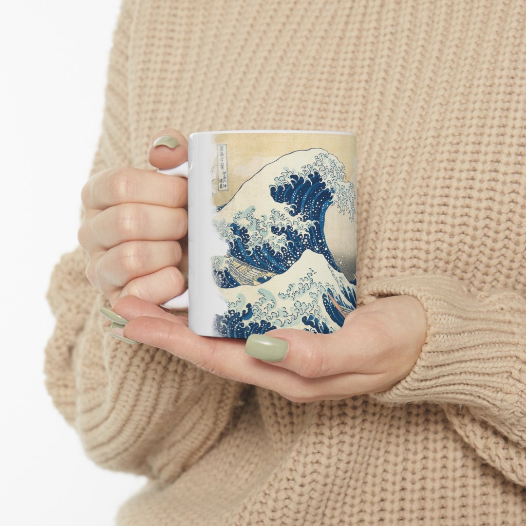 The Great Wave off Kanagawa by Hokusai 11oz Ceramic Mug - Etsy