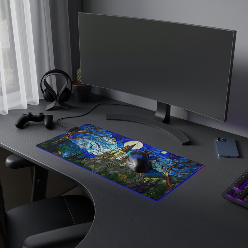 Wizard Mouse Pad, Wizard Desk Mat, Wizard School, Wizard Castle ...