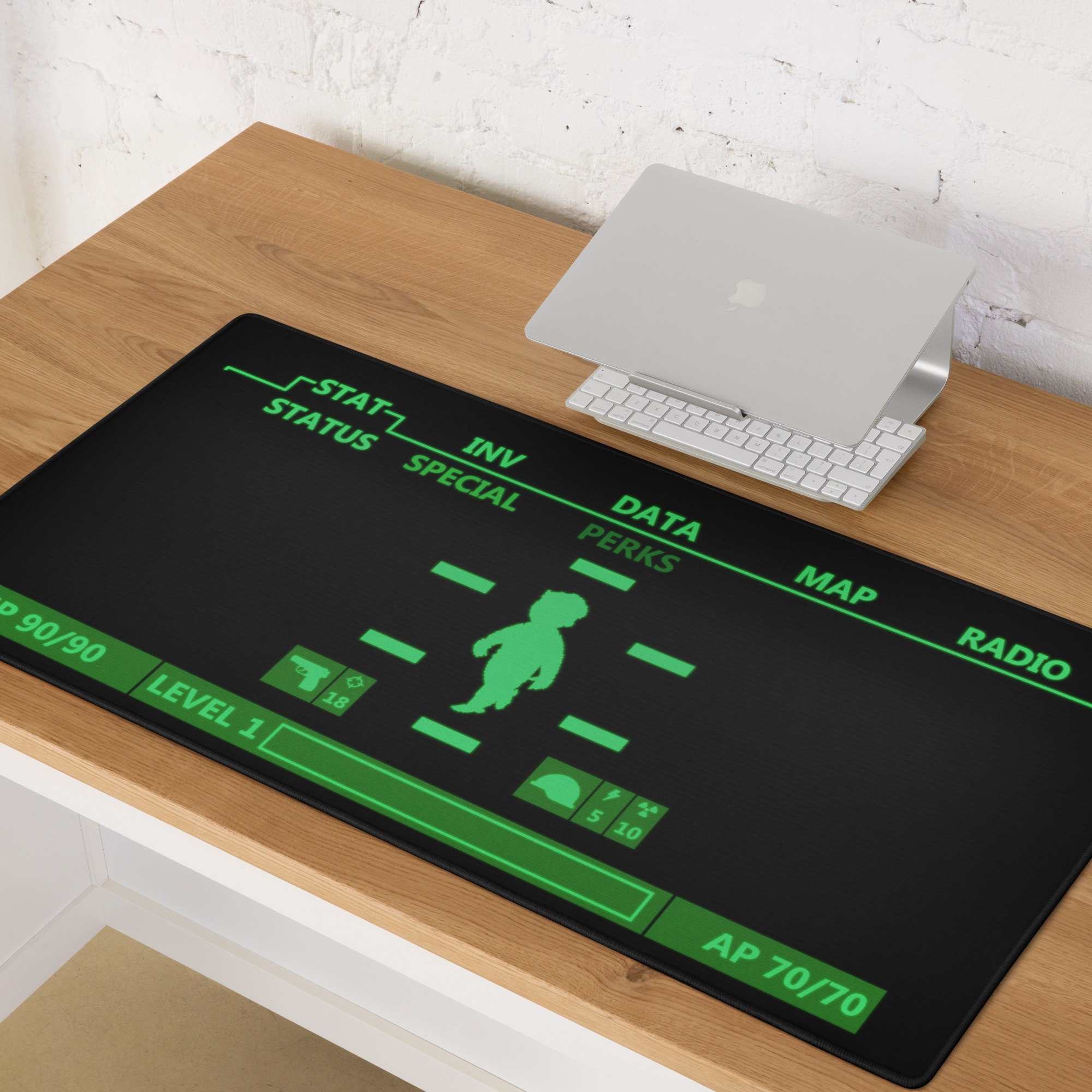 Nuclear Fall Out Device Mouse Pad, Custom Desk Mat, Gaming Desk Mat ...