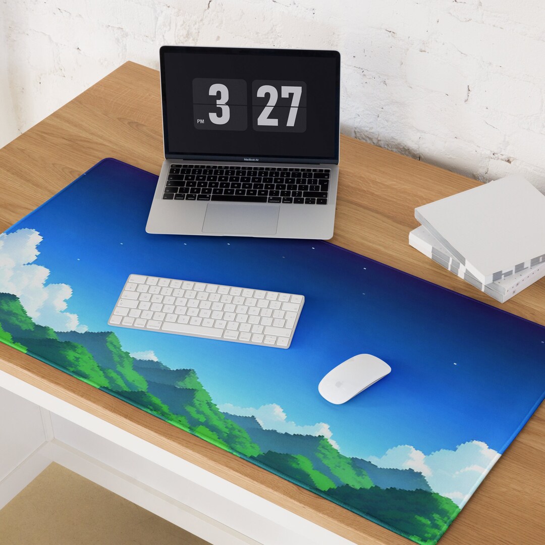 Star Valley Pixel Art Desk Mat, Pixel Art Mouse Pad, Cloud Mouse Pads ...