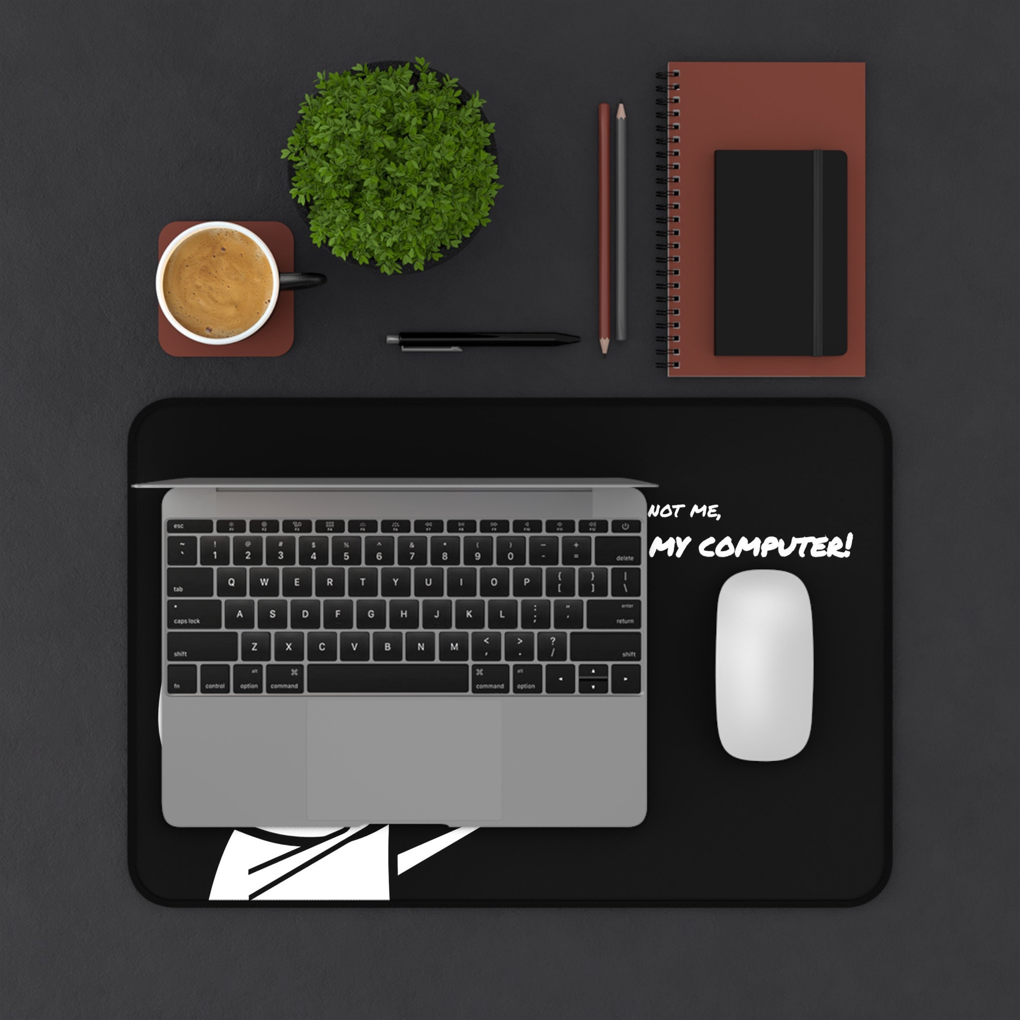 Funny Mouse Pad Jokes Funny Minimalist Desk Mat Black Desk - Etsy