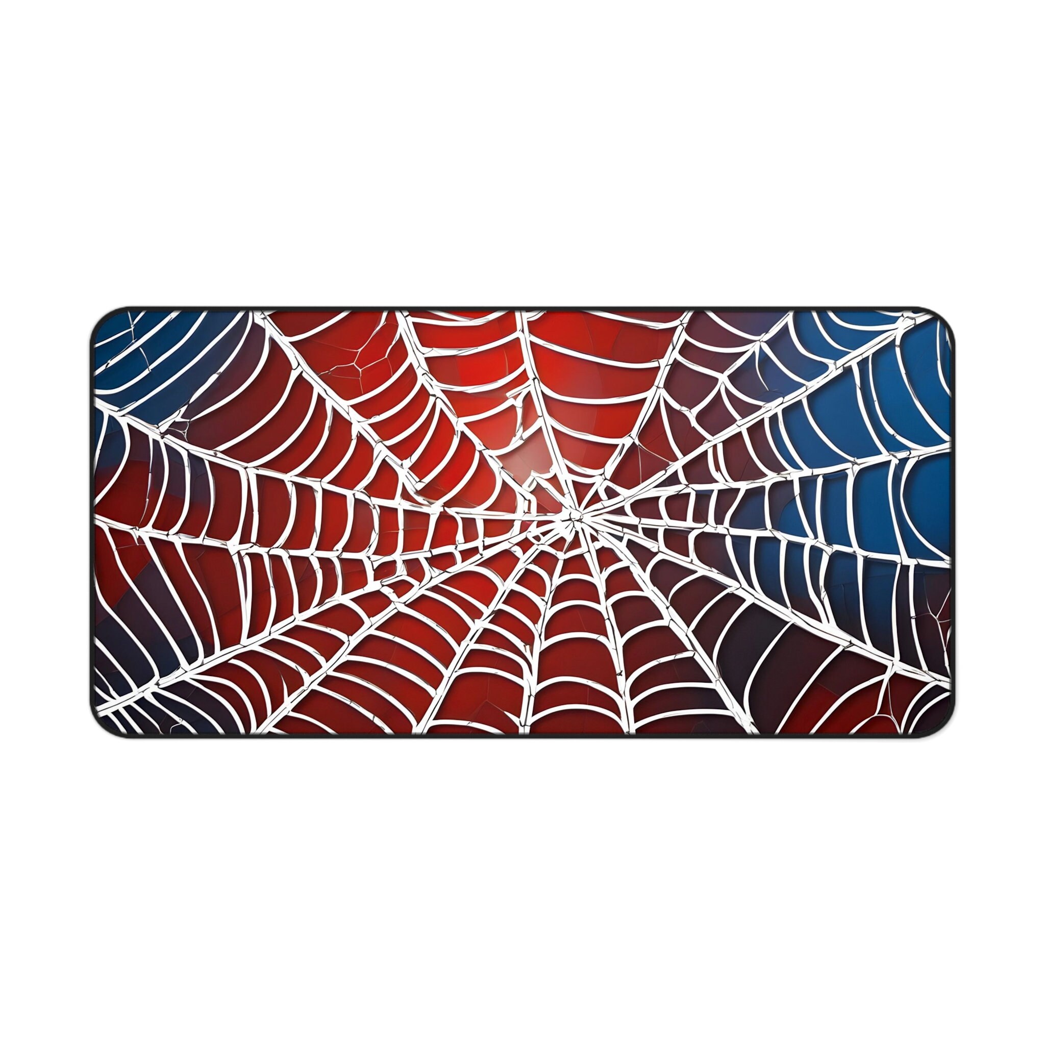 Spider Web Desk Mat Spider Web Mouse Pad Red Mousepad Blue - Etsy