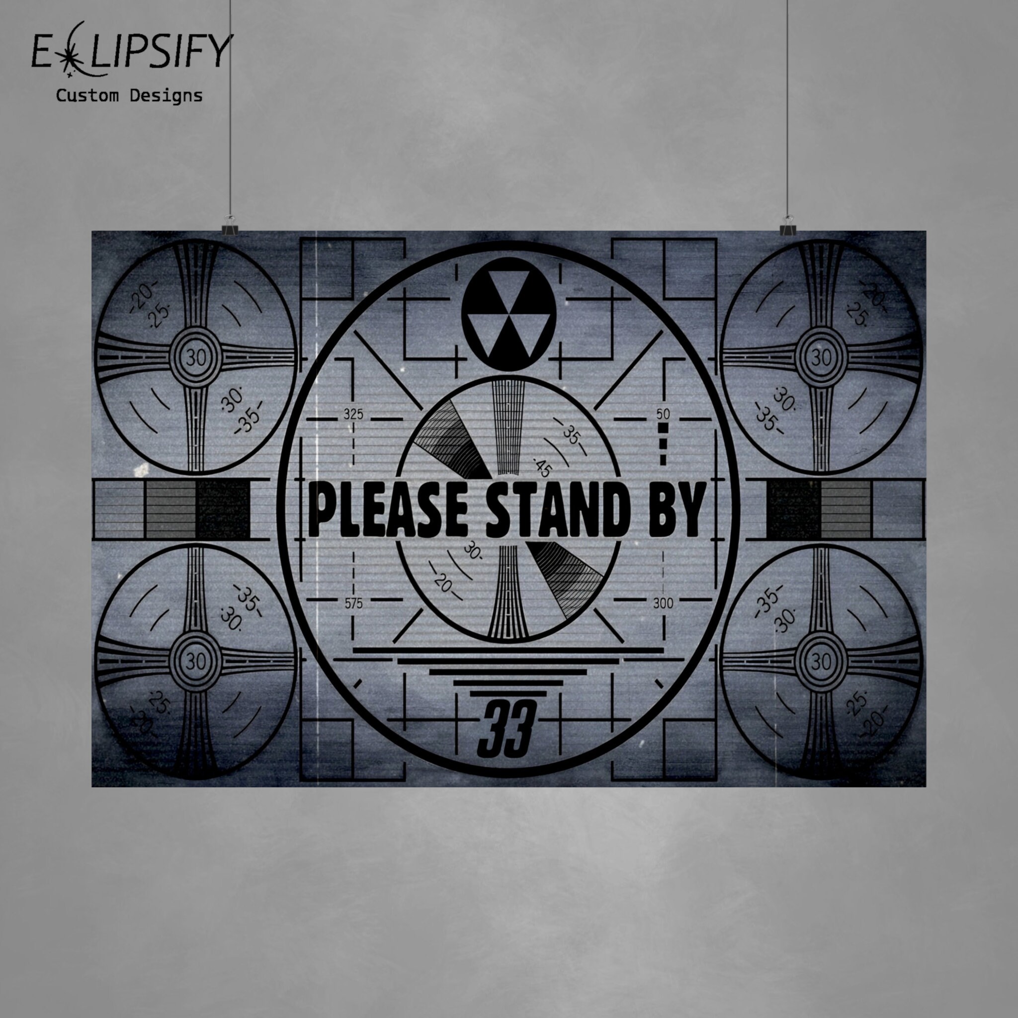Nuclear Fall Out Poster, Nuclear Fall Out Print, Please Stand By ...