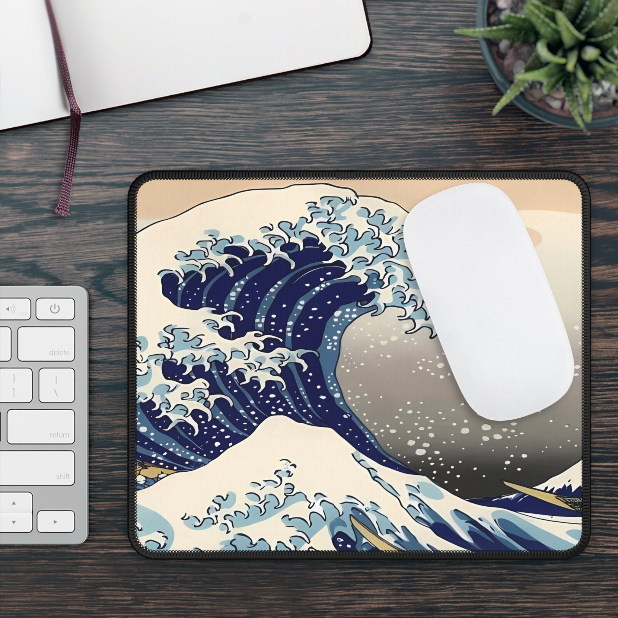 Great Wave Mouse Pad, the Great Wave off Kanagawa, Hokusai, Japanese ...