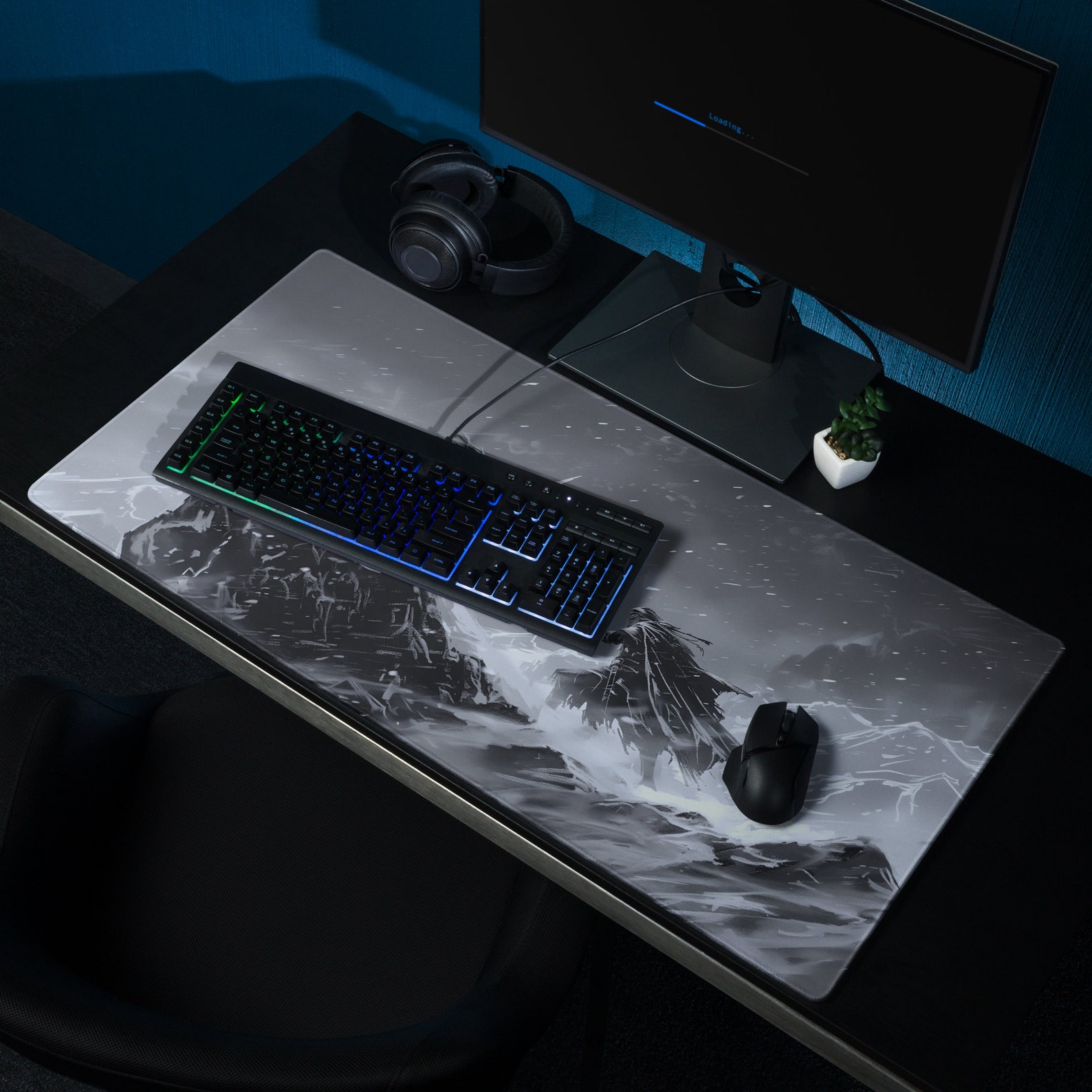 Fantasy Warrior Mouse Pad, Knights Desk Mat, Dungeons, TCG Play Mat ...