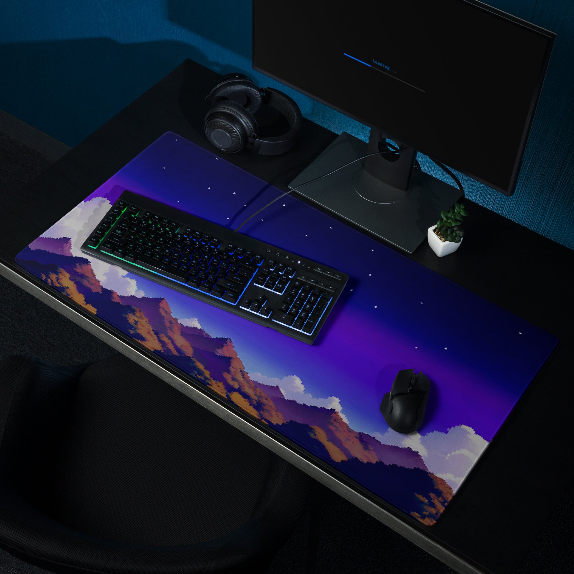 Star Valley Pixel Art Desk Mat, Pixel Art Mouse Pad, Cloud Mouse Pads ...