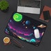 Space Planets Mouse Pad Space Desk Mat Galaxy Mouse Pad - Etsy