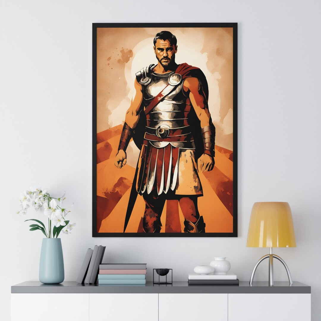 Gladiator Poster Print, Gladiator Poster, Gladiator Wall Art, Movie ...