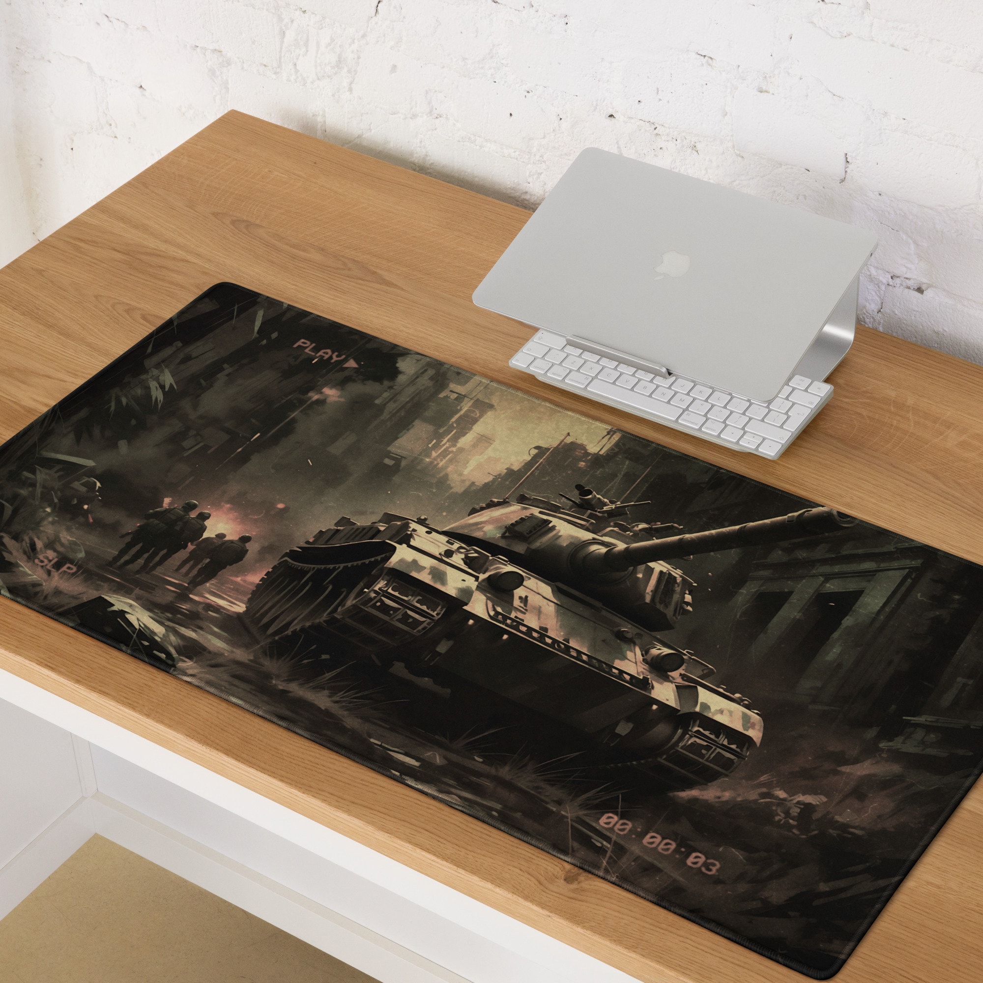Tank Urban Mouse Pad, World War Desk Mat, Military, War, Tiger Tank ...