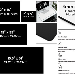 Space Planets Mouse Pad Space Desk Mat Galaxy Mouse Pad - Etsy