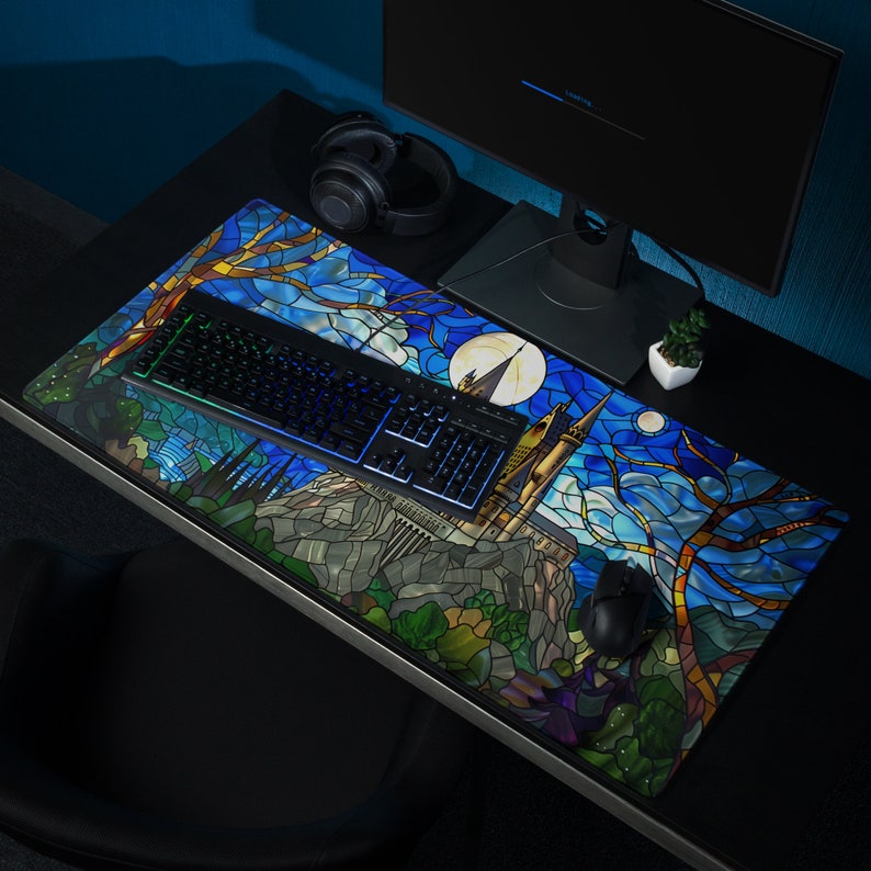 Wizard Mouse Pad, Wizard Desk Mat, Wizard School, Wizard Castle ...