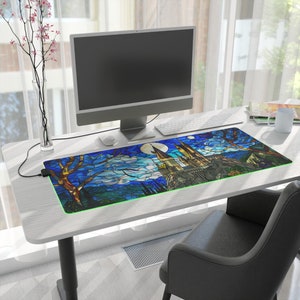 Wizard Mouse Pad, Wizard Desk Mat, Wizard School, Wizard Castle ...