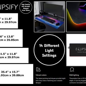 City Skyline Mouse Pad, City Skyline Desk Mat, Moon Mouse Pad ...