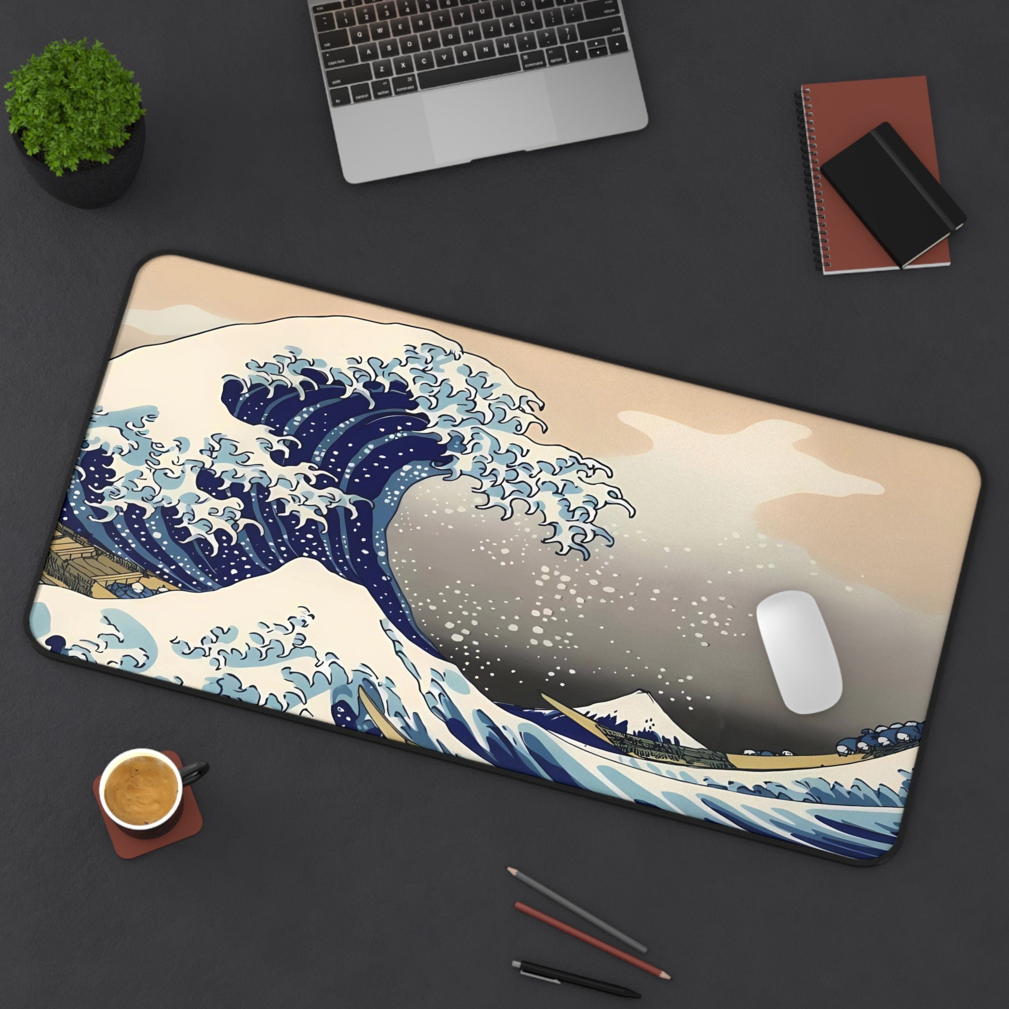 Great Wave Mouse Pad, the Great Wave off Kanagawa, Hokusai, Japanese ...
