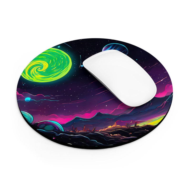 Space Planets Mouse Pad Space Desk Mat Galaxy Mouse Pad - Etsy