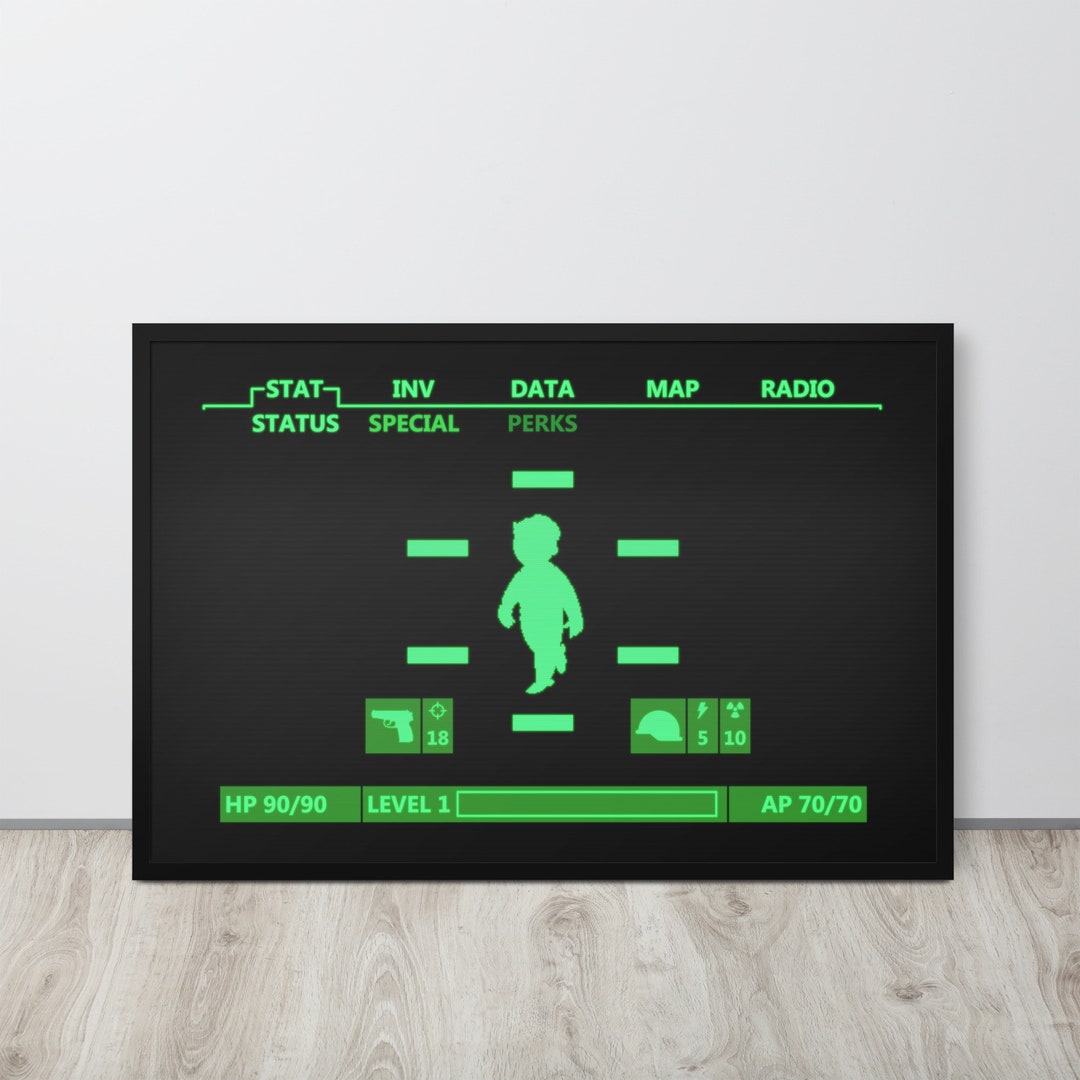 Nuclear Fall Out Poster Print, Fall Out Wall Art, Gaming Poster, Video ...