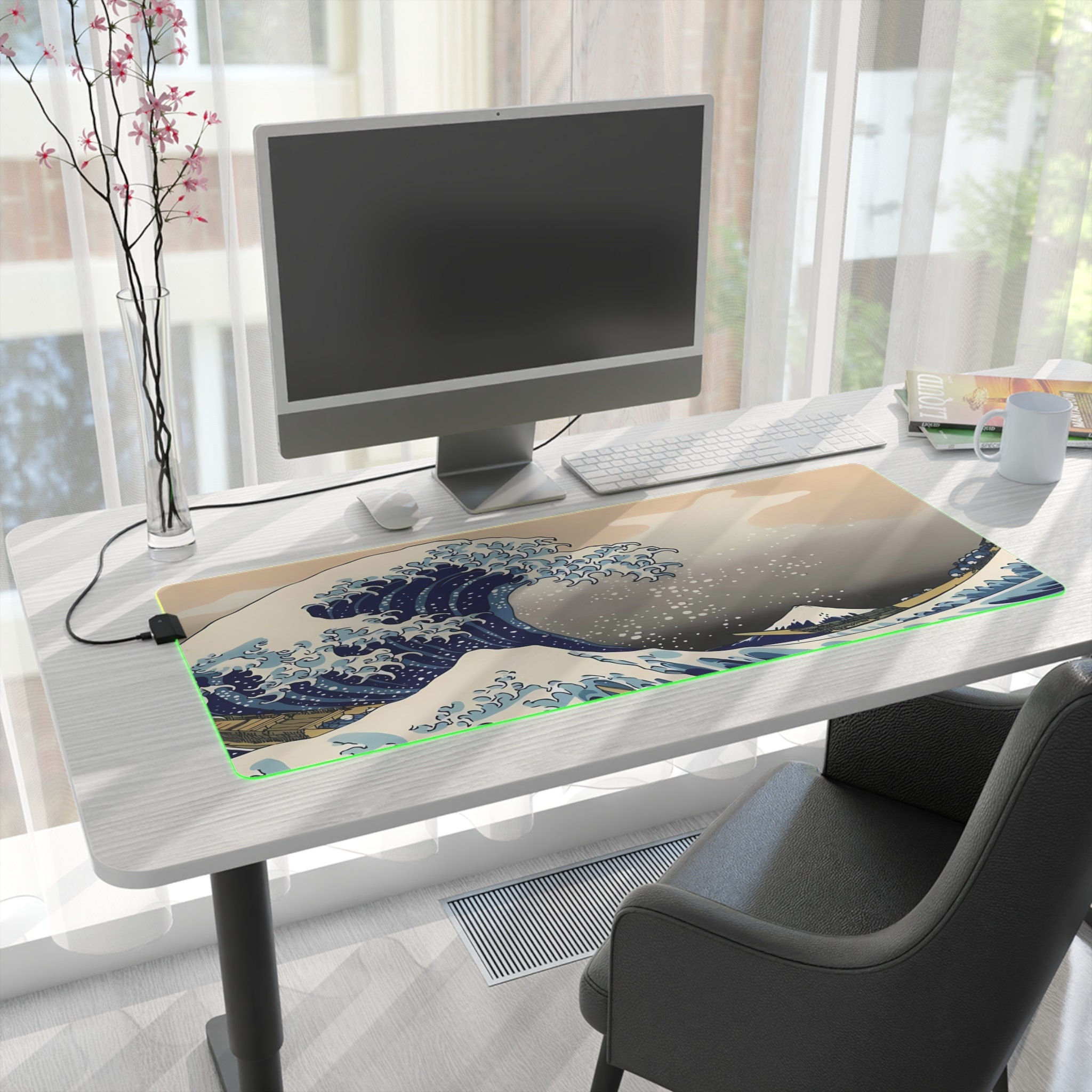 Great Wave Mouse Pad, the Great Wave off Kanagawa, Hokusai, Japanese ...