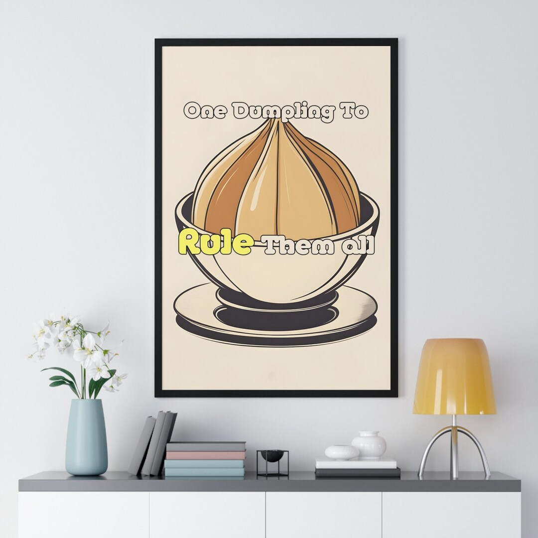 Dumplings Print Poster - Retro Food Poster - Asian Food Poster ...