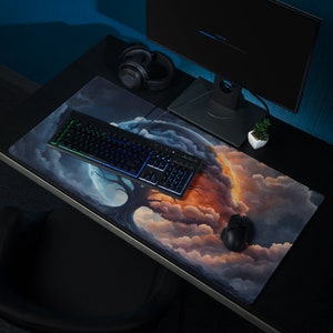Tree of Life Mouse Pad, Tree of Life Desk Mat, Blue Mouse Pad, Blue ...