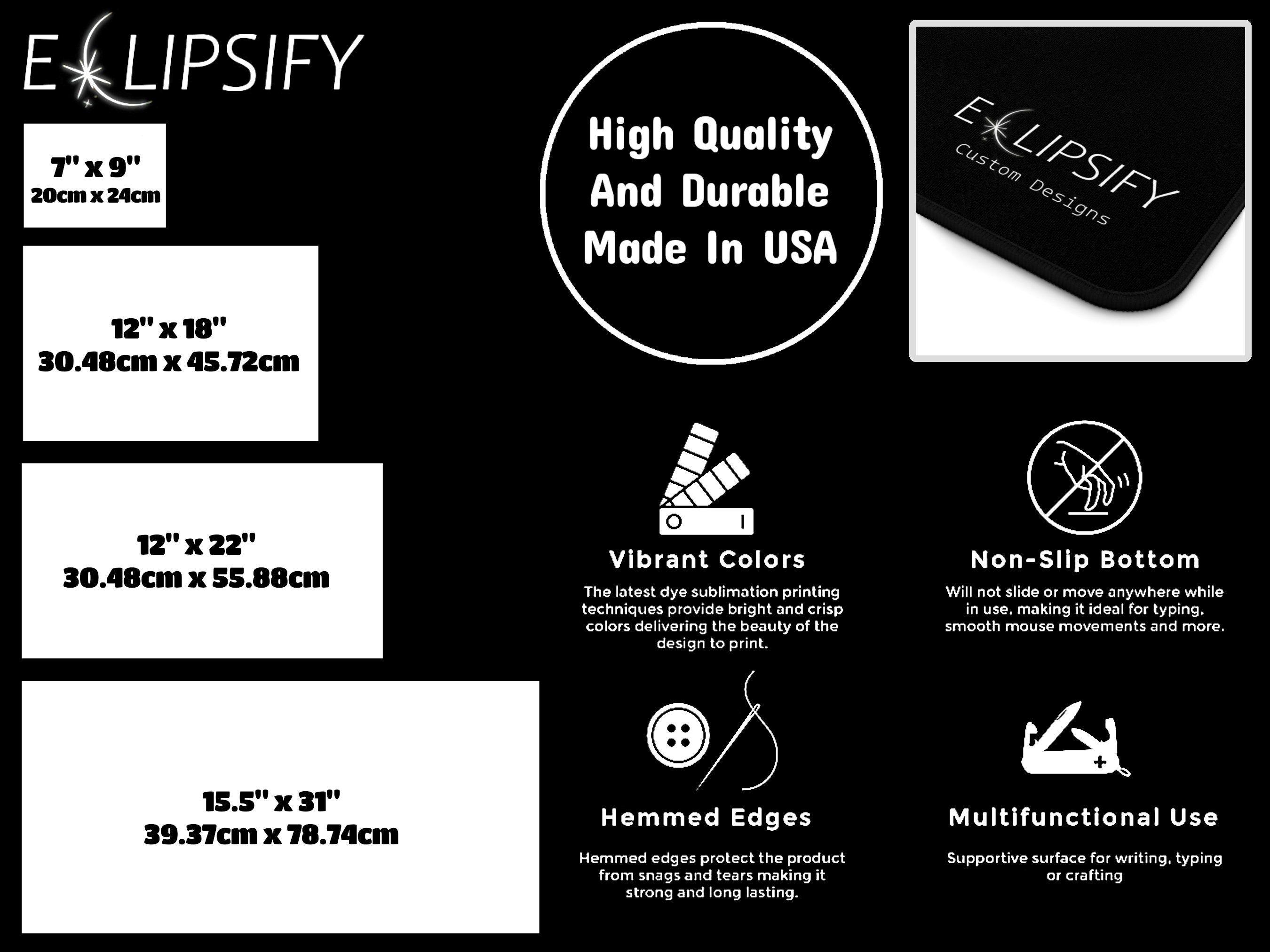 Cute Cloud Pastel Blue Mouse Pad, Blue Desk Mat, Cute Pastel Desk Mat ...