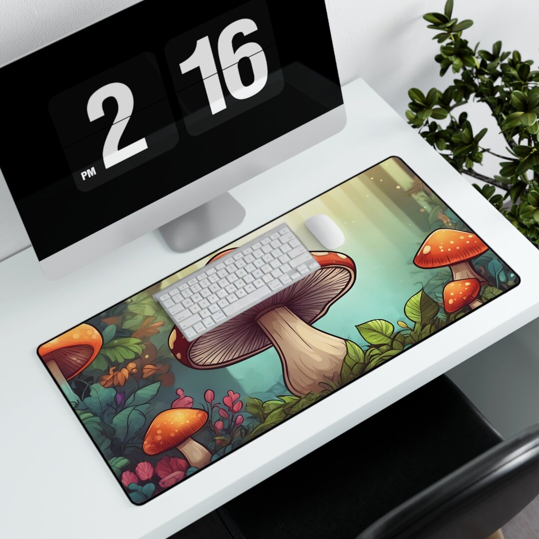 Cottage Core Mushroom Mouse Pad Cottage Core Mushroom Desk - Etsy