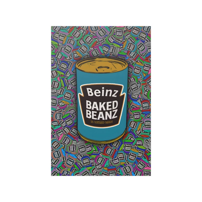 Baked Beans Print Baked Beans Poster Baked Beans Art Baked - Etsy