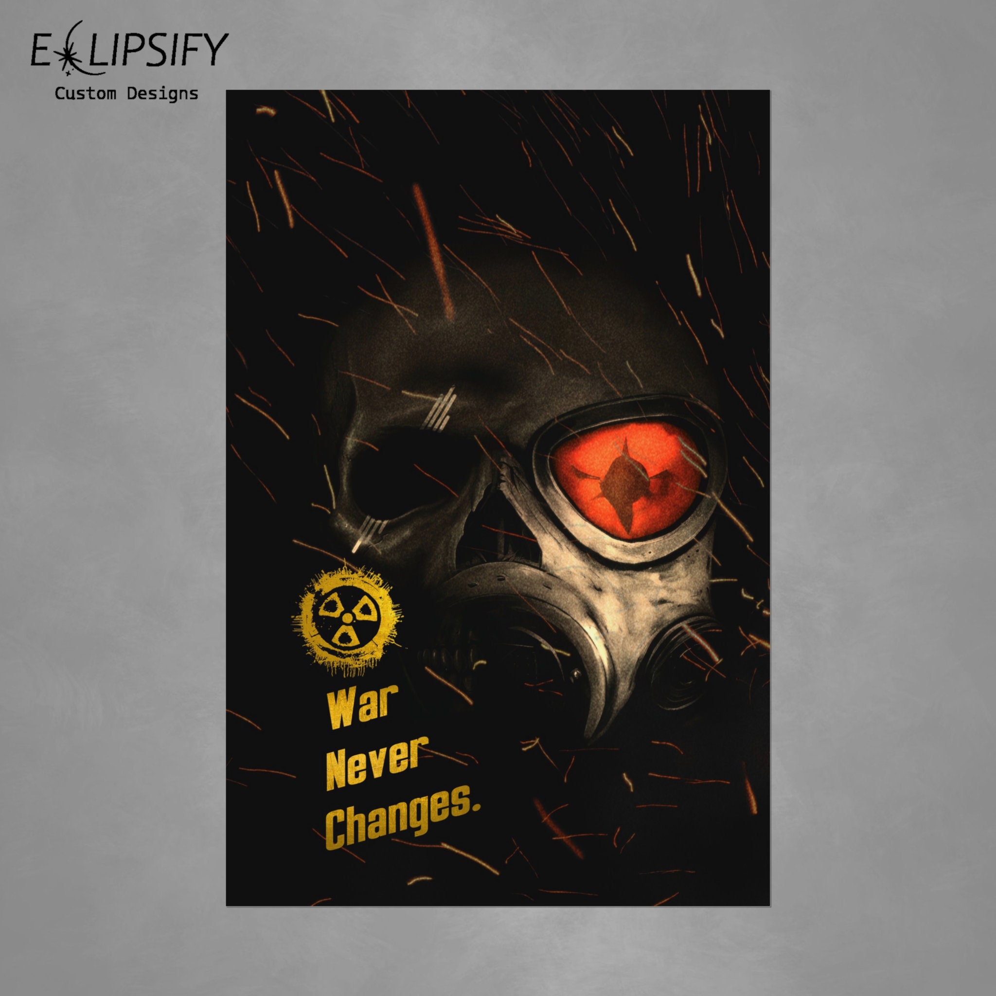 Nuclear Fall Out Poster, Nuclear Fall Out Print, War Never Changes ...