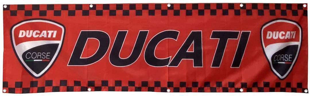 Ducati Banner Flag Garage Ft Motorcycle Cm Wall 90 150 Show Workshop ...