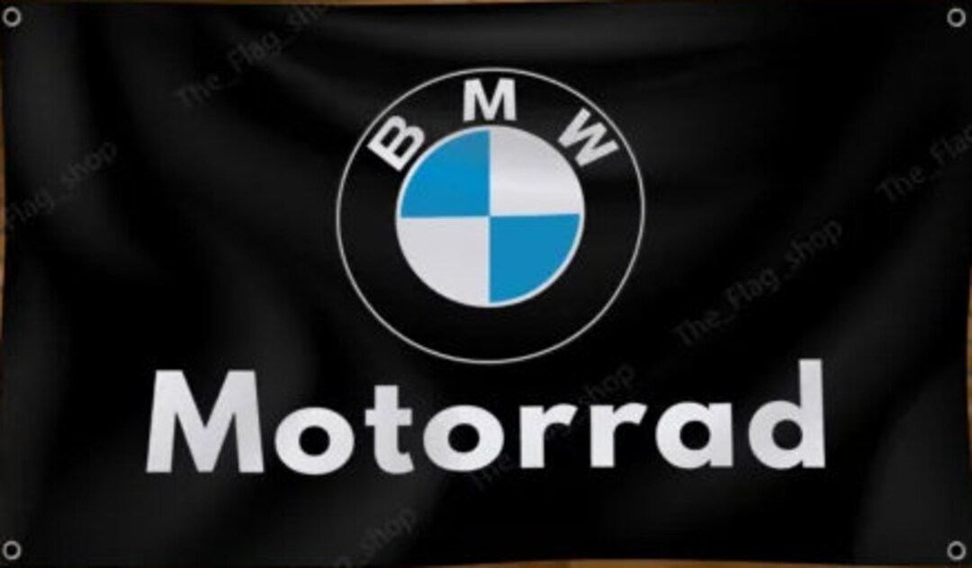 Bmw Banner Sign Workshop Cave Man Logo Waterproof Trackside Car Garage ...