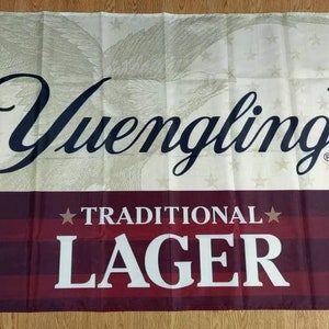Yuengling Beer Banner 3x5ft Sign Vintage Light Bar Metal Man Lighted ...