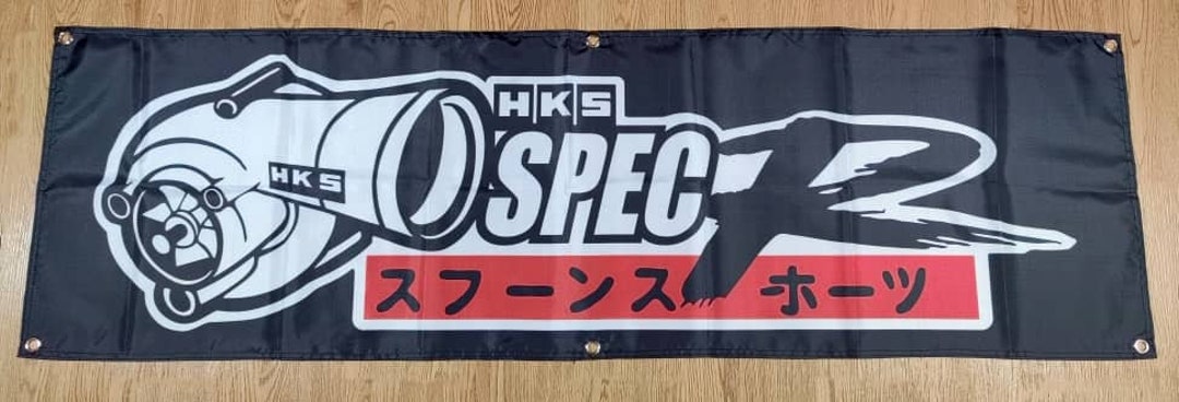 Skyline Civic Type R Integra Spec Made in Japan JDM Garage Banner Flag ...