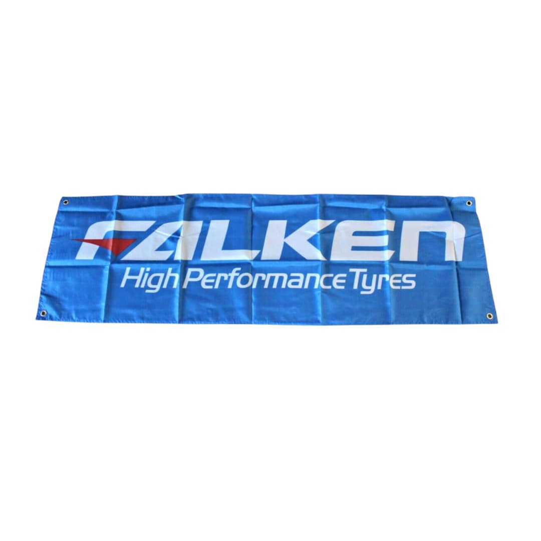 Falken Tyres Tires Jdm Garage Banner Work Sign Nobori Flag - Etsy